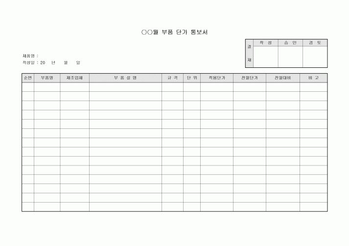 서식 미리보기