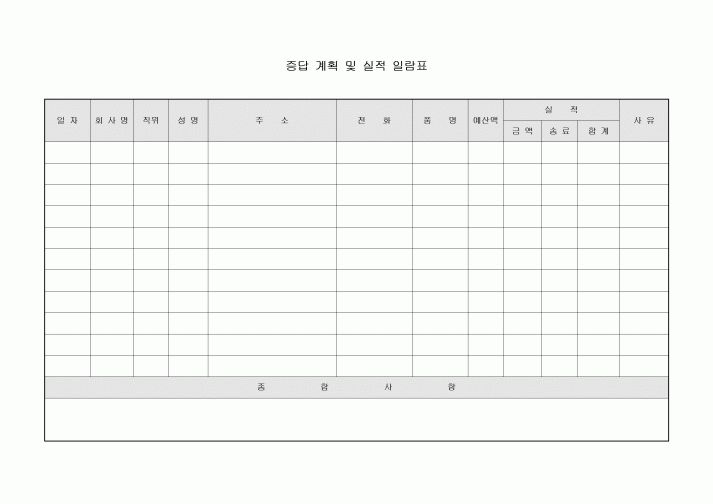 서식 미리보기