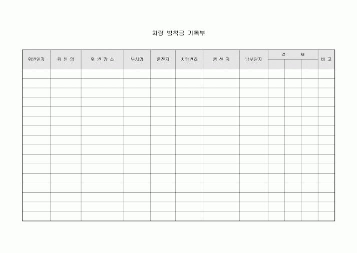 서식 미리보기