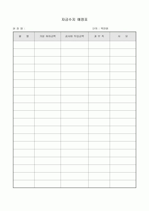 서식 미리보기