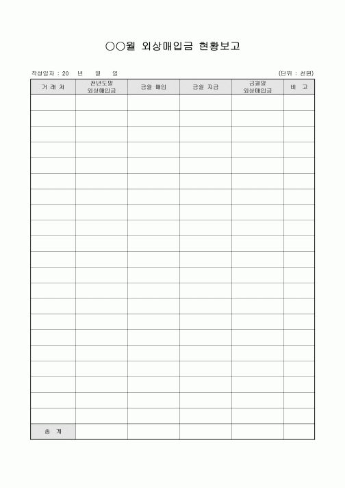 서식 미리보기