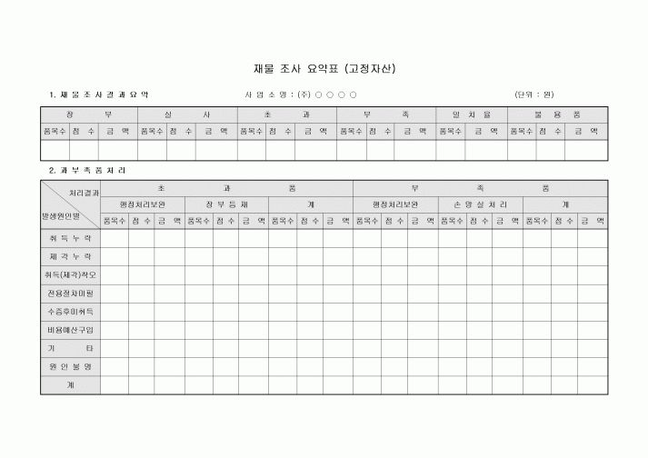 서식 미리보기