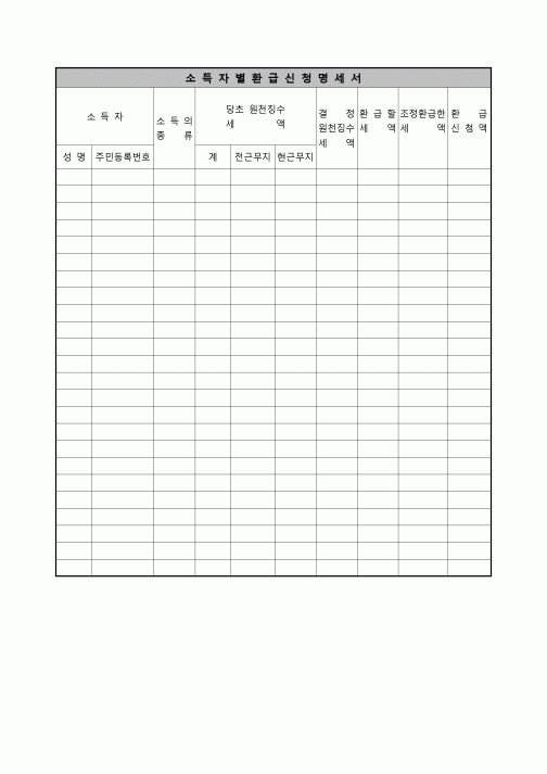 서식 미리보기