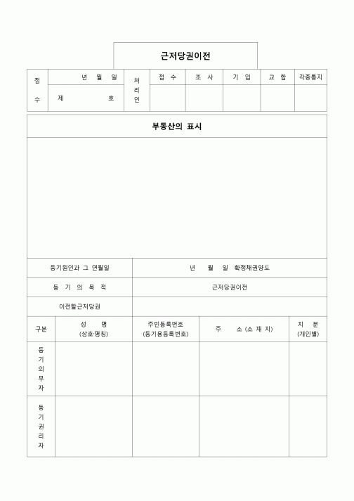 서식 미리보기
