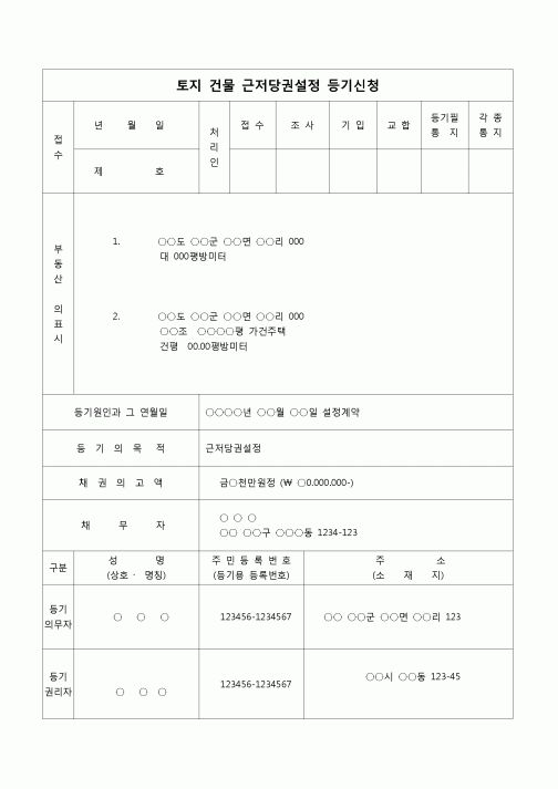 서식 미리보기