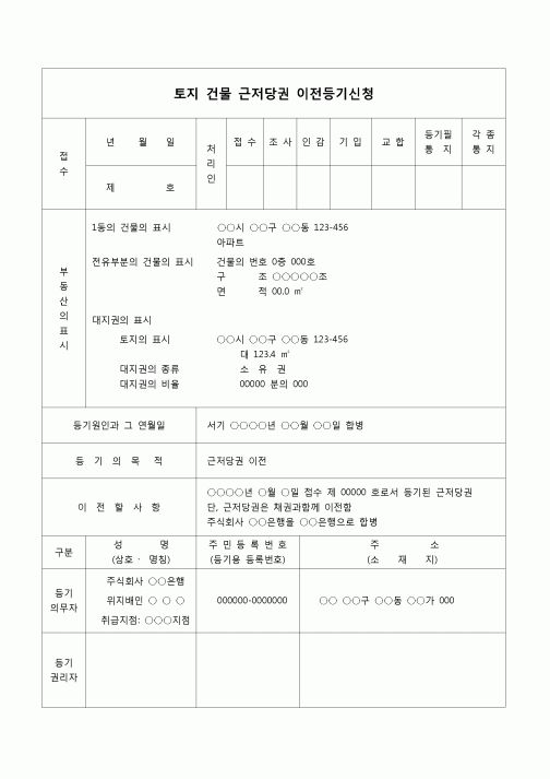 서식 미리보기