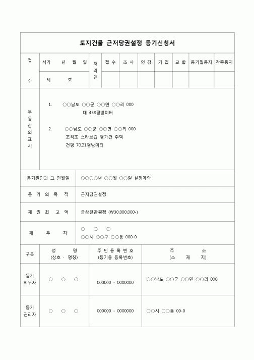 서식 미리보기