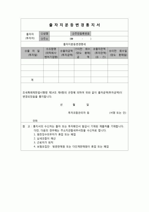 서식 미리보기