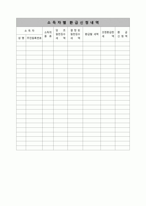 서식 미리보기