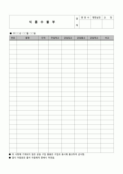 서식 미리보기