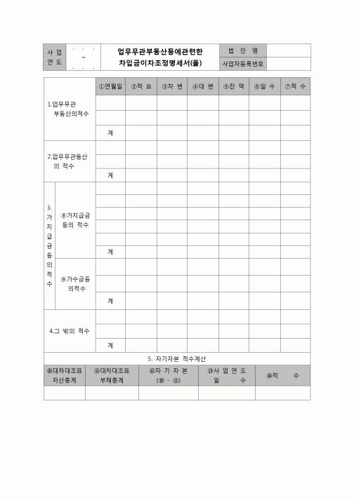 서식 미리보기