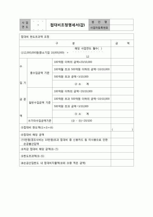 서식 미리보기
