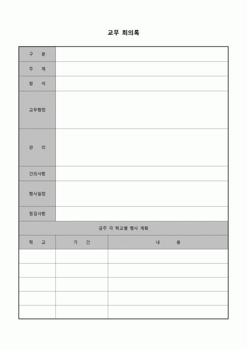 서식 미리보기