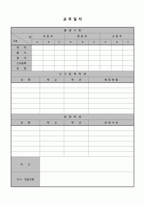 서식 미리보기