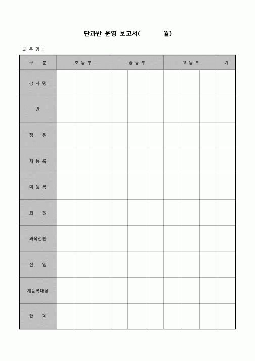 서식 미리보기