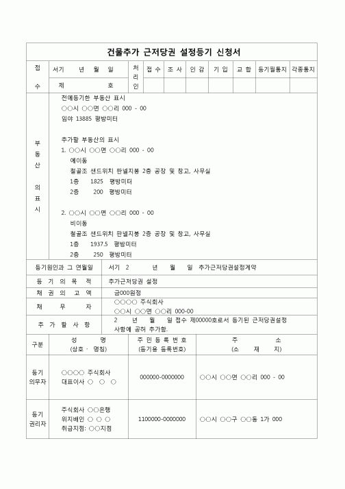 서식 미리보기