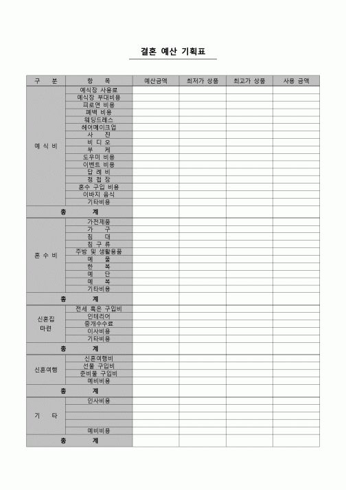 서식 미리보기
