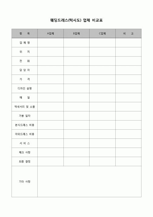 서식 미리보기